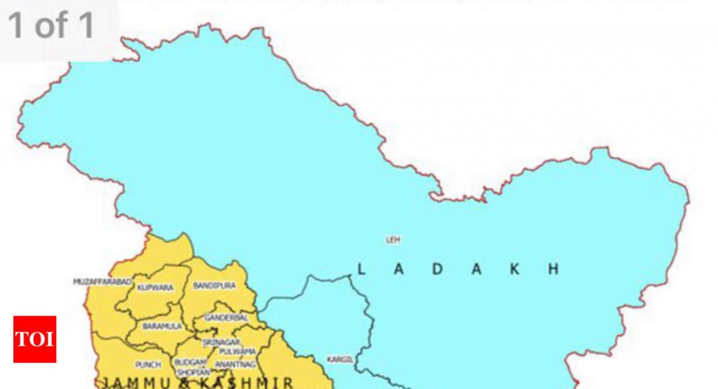 Govt releases new political map of India showing UTs of J&K, Ladakh