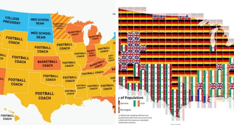 30+ Maps Of America That Will Make You Question Everything You Know ...